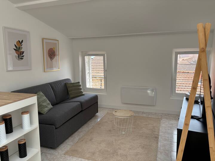 Studio Cosy Neuville S/saône Aux Portes De Lyon - Massieux