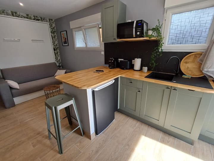 Studio Rénové Entre Caen Et La Mer - Bénouville