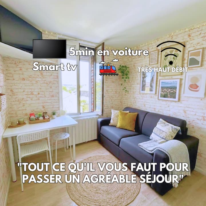 Studio Cosy Centre Ville+ Wifi - Valenciennes
