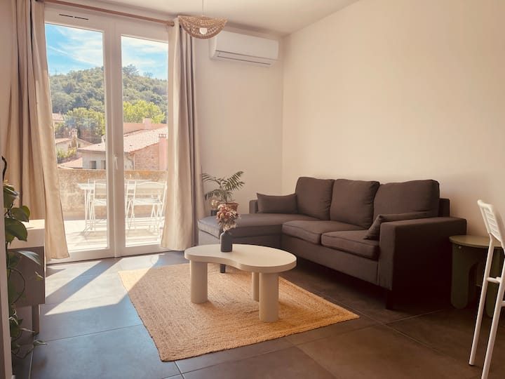 Appartement Cosy Avec Terrasse Et Climatisation - Ille-sur-Têt