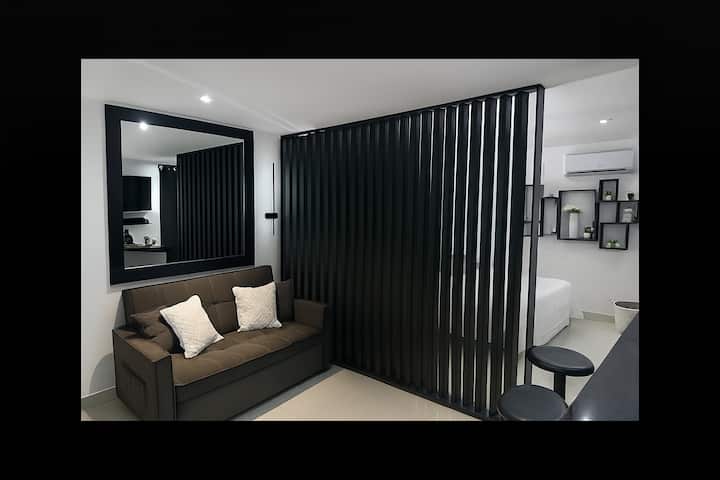 Stylish Studio With Stunning Ocean View Balcony - Cartagena