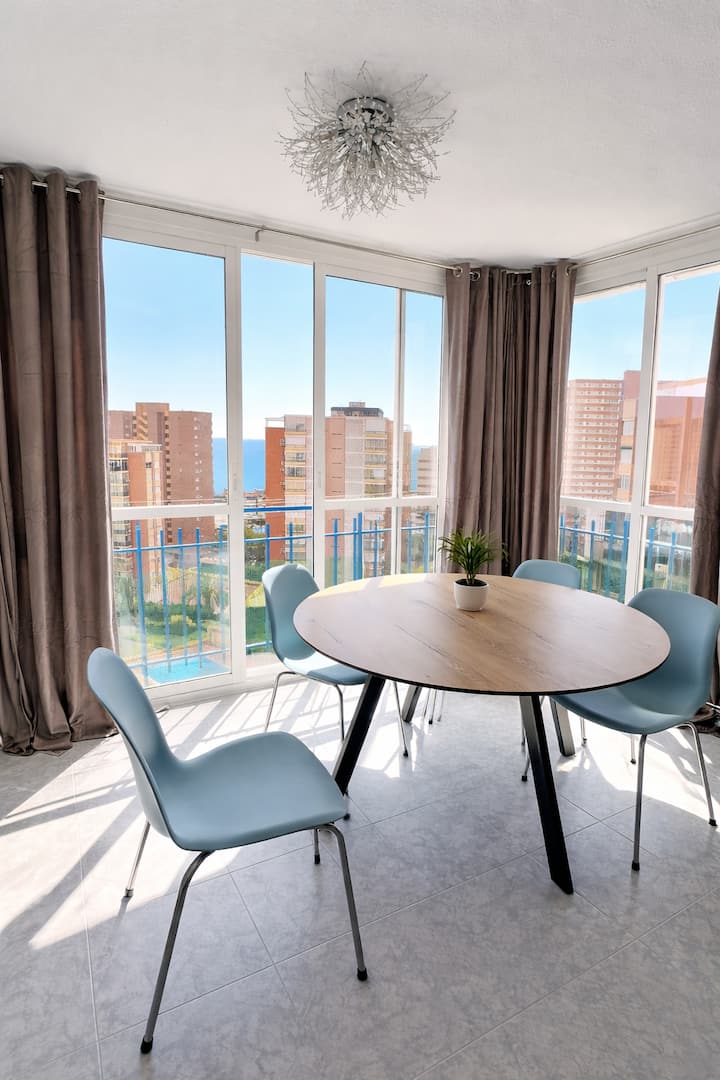 Sea View • Pool • 5 Min Walk To Beach • Parking - Benidorm