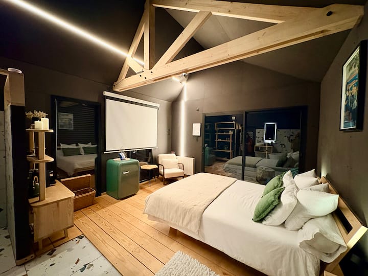 Lodge Bois Et Bain Nordique Privatif Chauffé - Seine-Maritime