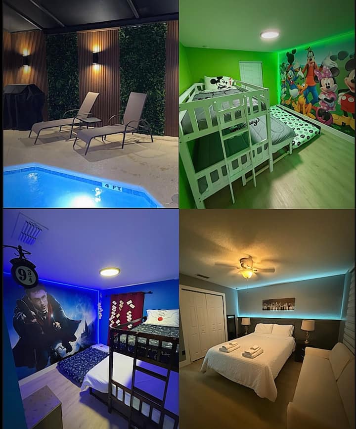 Playstay • Private Heated Pool & Bbq - Townhome - Kissimmee, FL