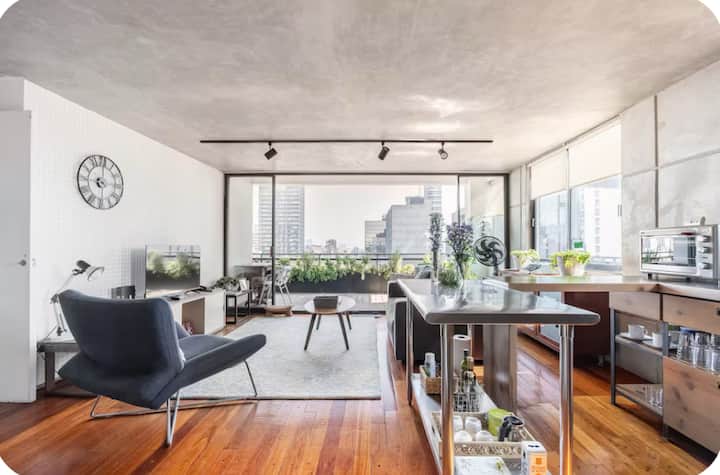 Penthouse Estilo Industrial - Mexico