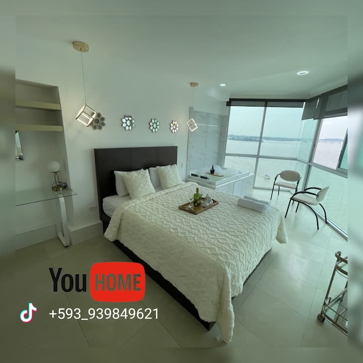 Youhome Suite Presidencial Con Jacuzzi Vista Río - Guayaquil