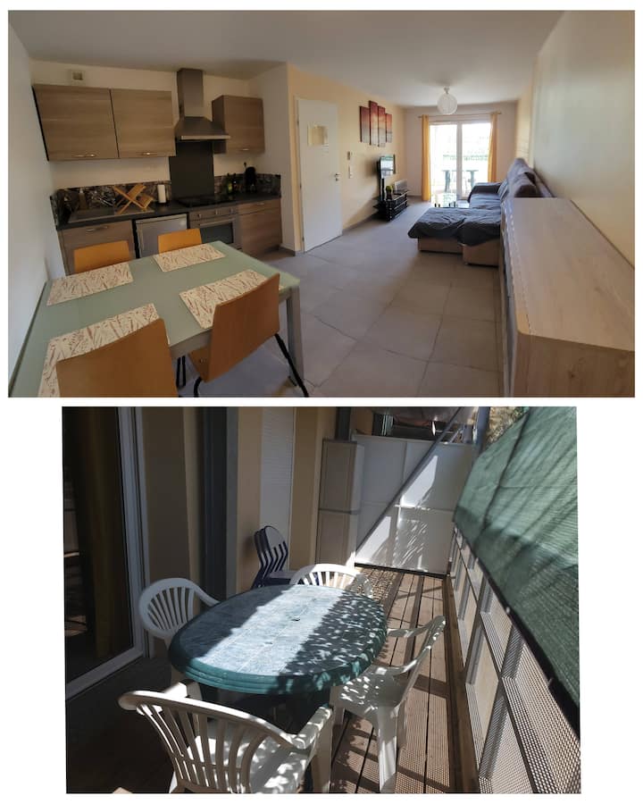Draps Et Serviettes Inclus ~ T2 + Terrasse - Miramas