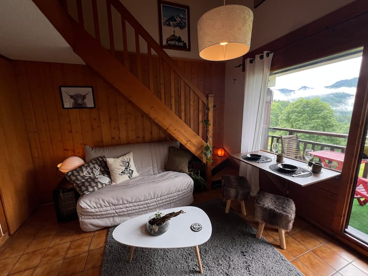Studio Cosy Vue Montagne/bail Saisonnier (Lmnp) - Bellevaux