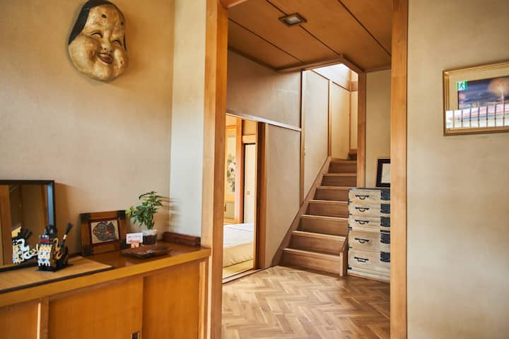 部屋から富士山を望む、富士山駅徒歩8分、古民家日本文化体験、自転車レンタル【松山】 - Mount Fuji