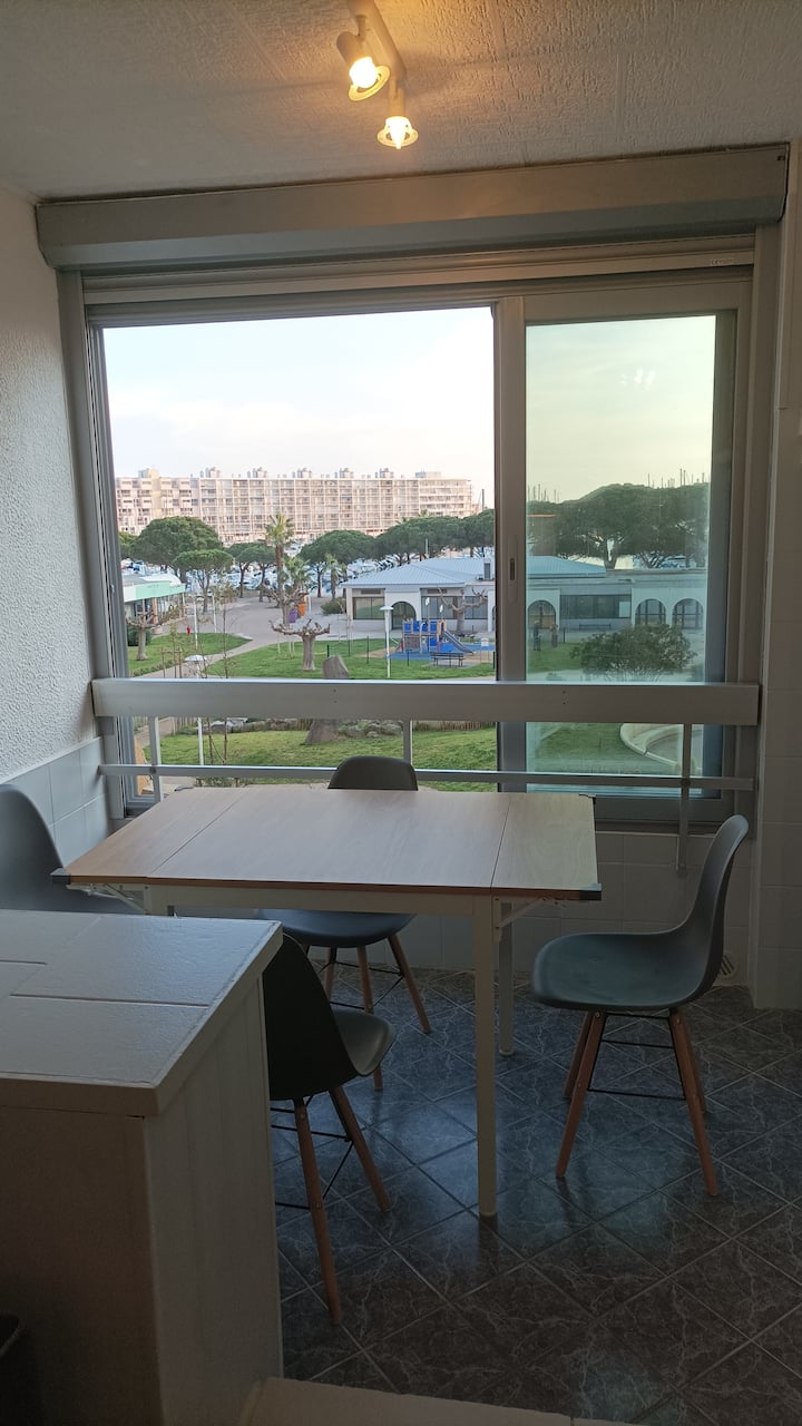 Studio Avec Vue Sur Le Port 4 Couchages - Mauguio