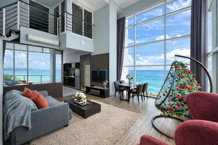 Romantic Seaview Loft In Georgetown, Penang - Jelutong