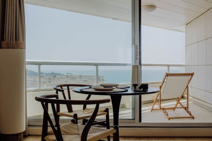 Appartement Front De Mer Avec Terrasse Et Parking - Biarritz