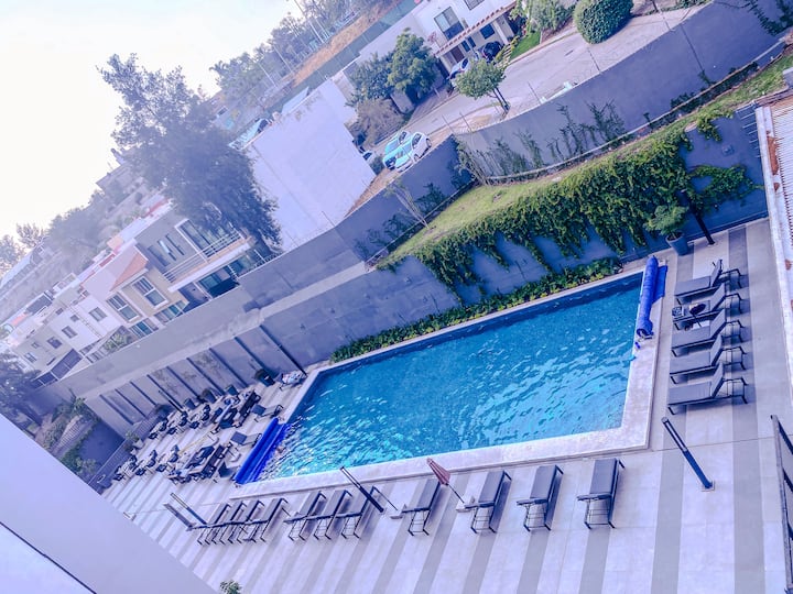 Sky Five B - Estudio Premium  Zona Andares Con A/c - Zapopan