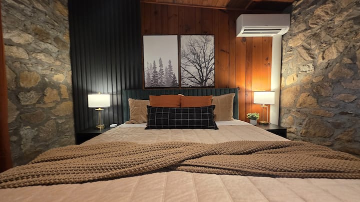Updated Decor: Camp Vibes & Fire Pit @ '40s Inn - Waynesville, NC