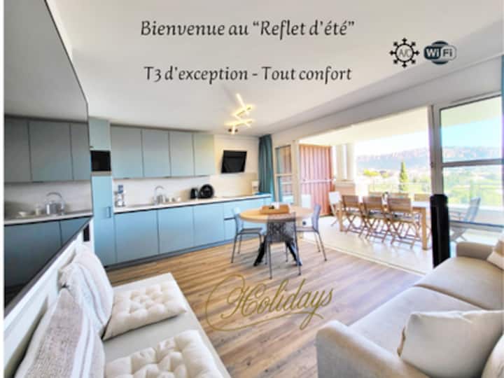 "Reflet D'eté"-t3 D'exception- 6 Pers-tout Confort - Agay Plage