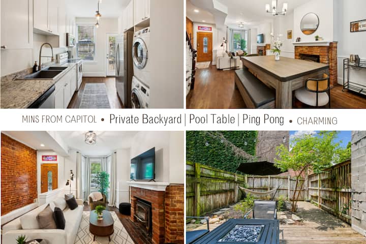 Charming 3br | Entire Home Near Capital & H Street - Washington, D.C.