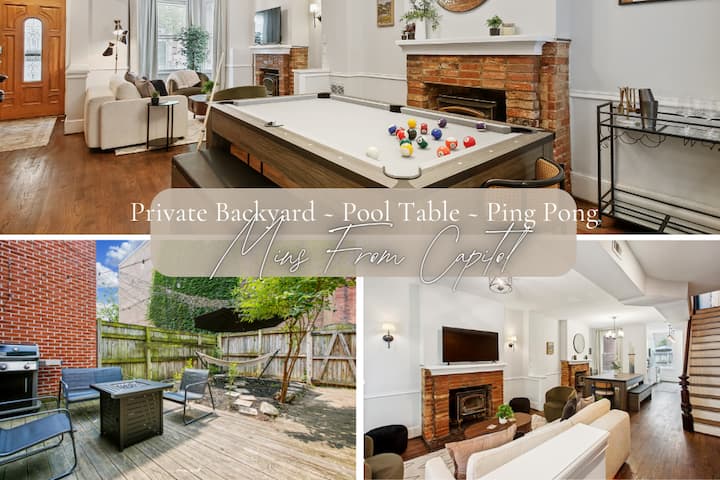 Charming 3br | Entire Home Near Capital & H Street - Washington, DC