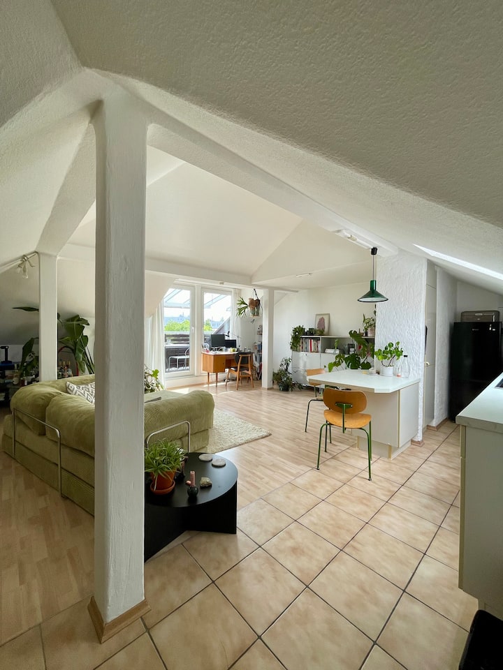 Cozy Attic Apartment - Moosach