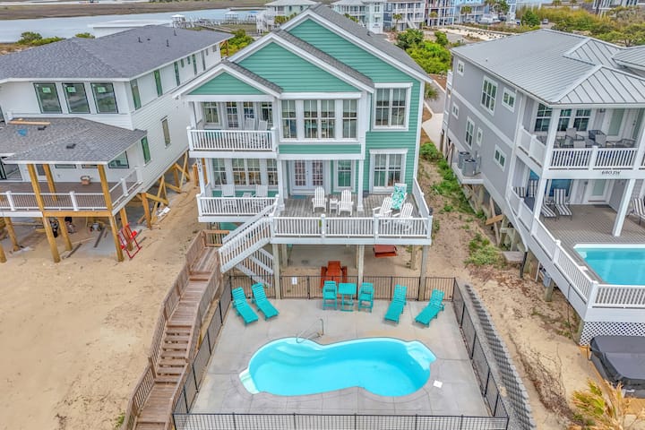 Emerald Breeze: Stunning Ocean And Waterway Views - Oak Island, NC