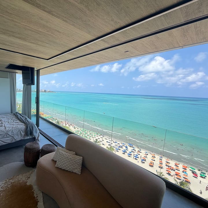 New Suite 14 Alto Luxo Beira Mar Vista Panorâmica - Maceió