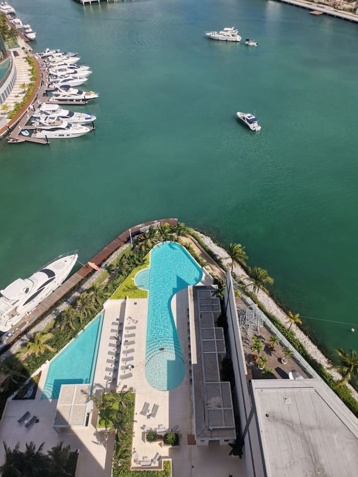 Top/premium Condo/vistas A Mar/2 Balcones/9pax/zh - Cancún