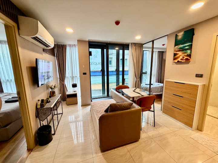 2br2baths/asoke Suk23/pet-friendly/gym Pool Wifi - Bangkok