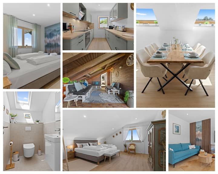 Alpenglück | Großzügig | 3 Sz | Bergblick | 6 Prs - Altusried