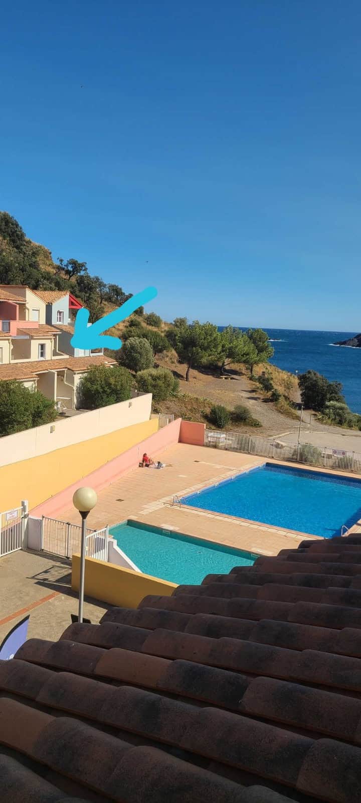 Location T3 Vue Mer 4 à 5 Pers - Plage De Cerbère
