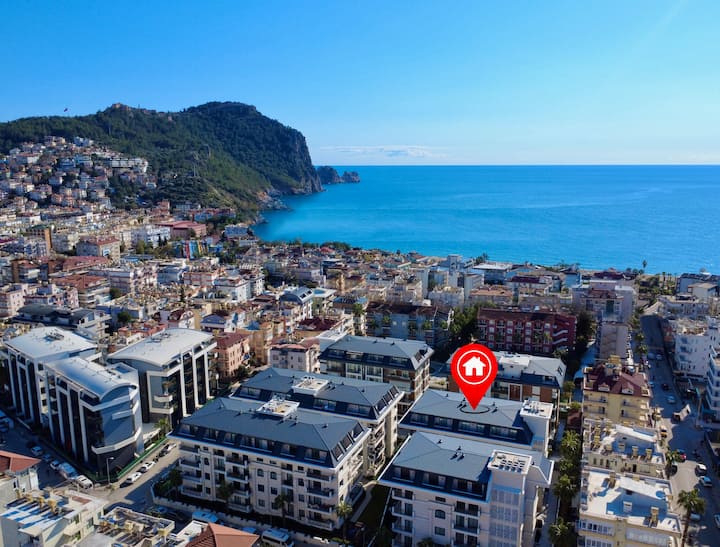 Sa Apartments! Cleopatra Beach Luxury 2bd Duplex - Alanya