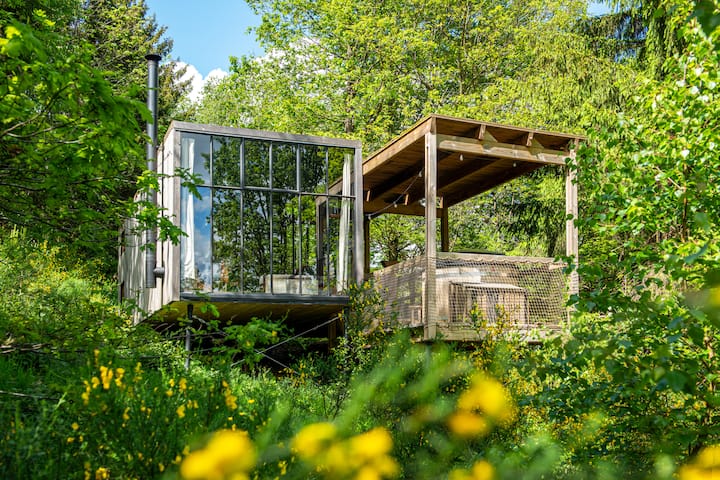 Cabane Nutchel Avec Terrasse En Hauteur - Martelange