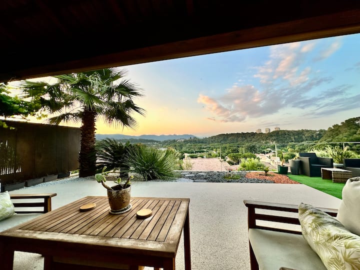 Pleasant Family Villa 6 P, Terrace View Mountain - La Gaude