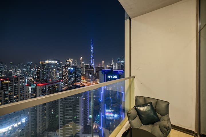 Studio Vue Burj Khalifa/feux D'artifice/ - Dubai