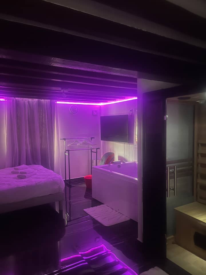 Studio 1 Avec Jacuzzi Et Sauna Privatif - Deauville