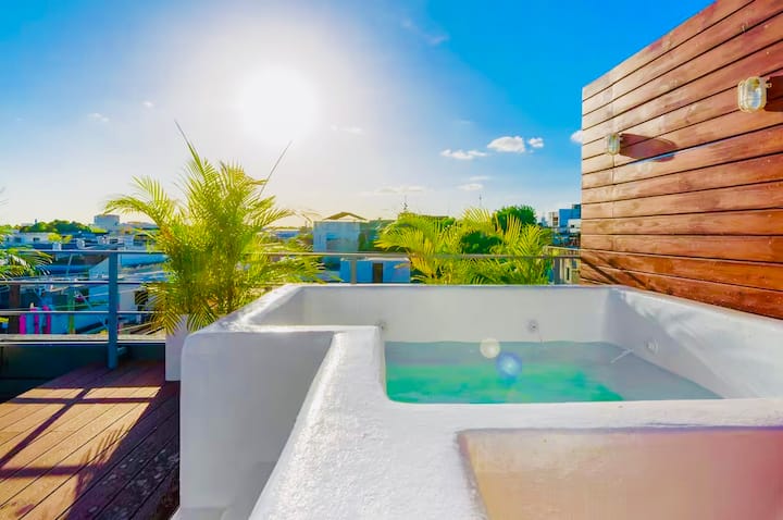 Lux Colonial Penthouse W/ Priv. Terrace & Jacuzzi - Santo Domingo