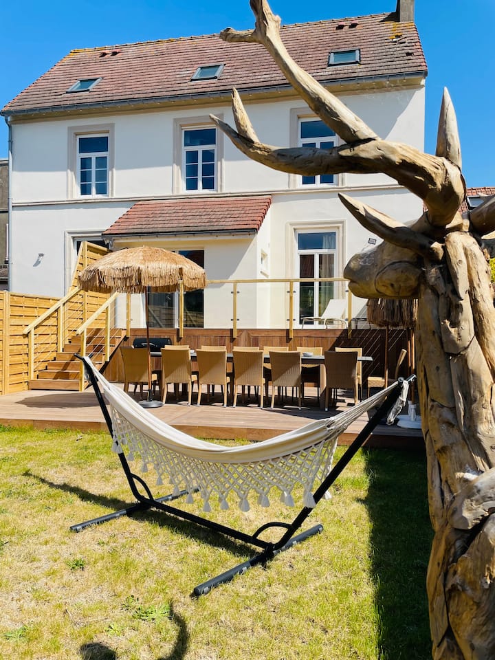 Villa "Le Cygne" 100 Mètres Plage Et Commerces - Plage de Wissant