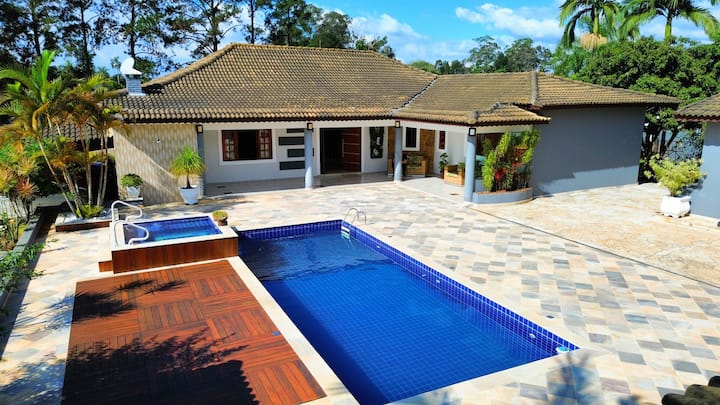 Mansão Com Beach Tennis, Piscina E Sinuca Em Cond. - Itapevi