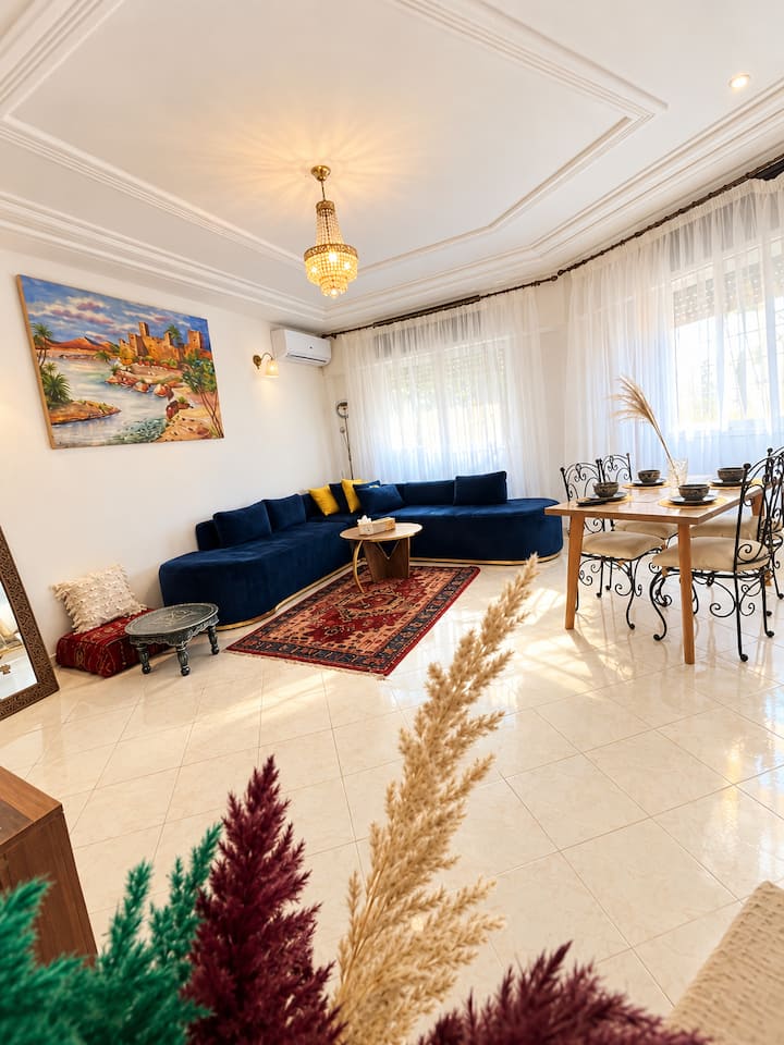 Appartement 2 Chambres à Fès Avec Parking Gratuit - Fez