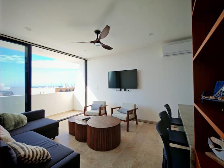 Maralto E Estudio En La Playa - Telchac Puerto