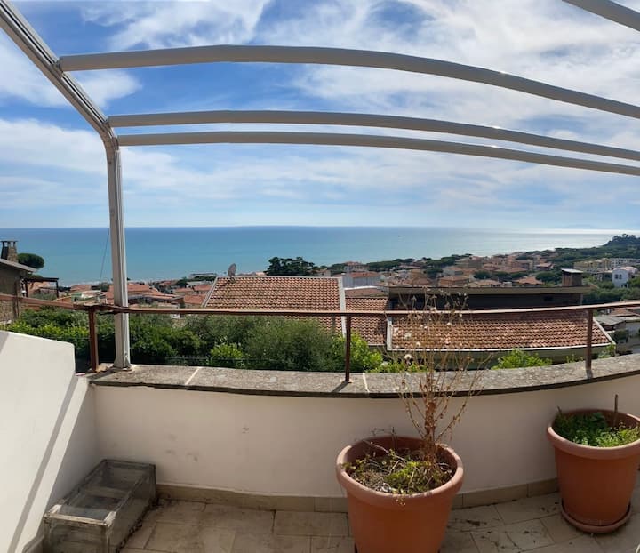 Villa Panoramica Con Terrazzo Vista Mare - Castiglione della Pescaia