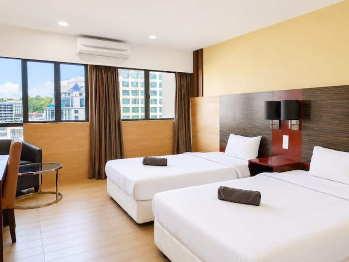 Ming Zacosuites Scsp 2pax Twin Studio City View - Kota Kinabalu