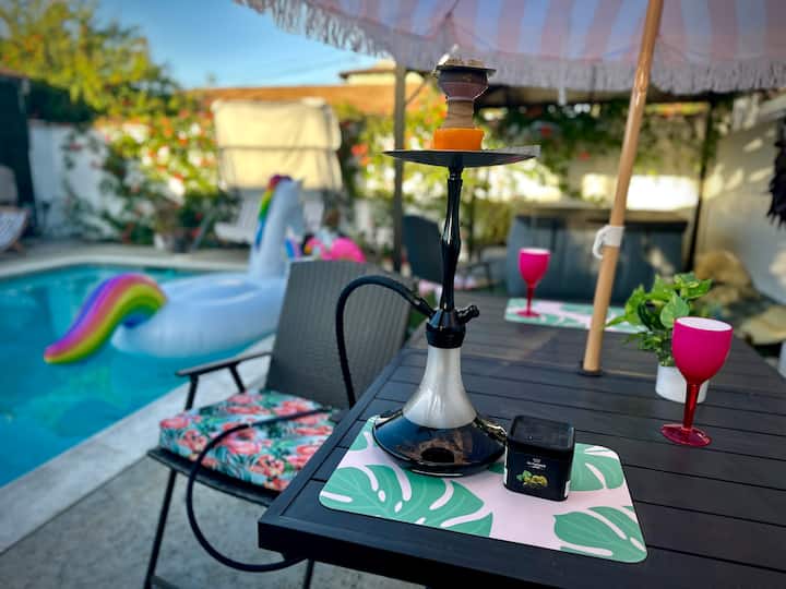 Family+pool+hot Tub+sofi+bbq+airport+kia - 雷東多海灘