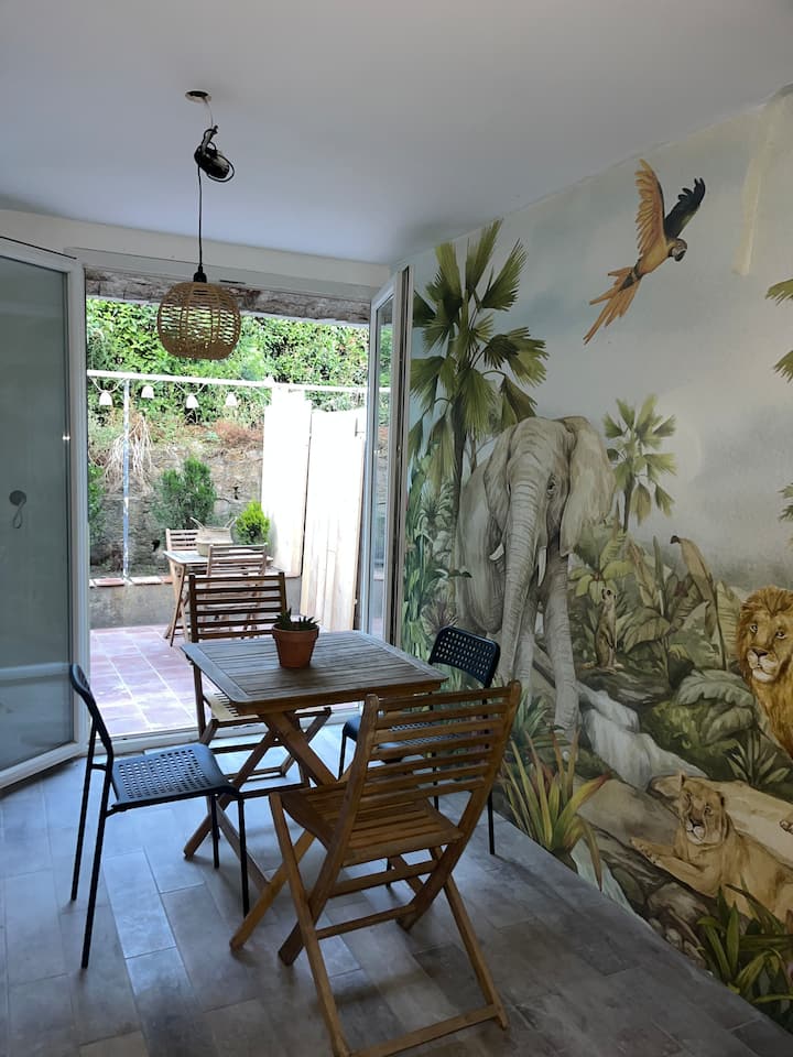 Maison Déco Jungle Avec Terrasse - Saint-Mandrier-sur-Mer