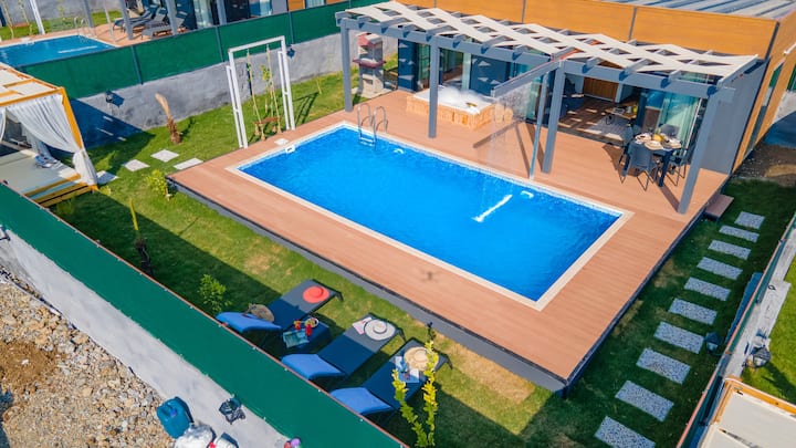 Merkezi Villa Bahçe Jakuzi 11 - Fethiye