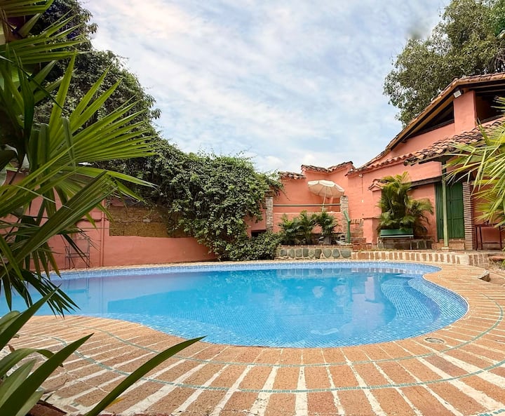 Villa Colonial En Pueblo De Santa Fé Con Piscina - Santa Fé de Antioquia