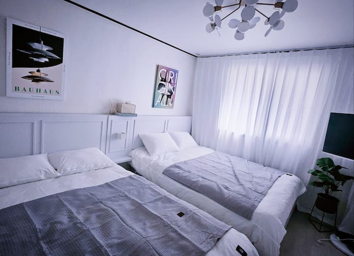 [Mimi Stay]건대역/성수핫플레이스/잠실롯데월드/공항버스/1층숙소 - Seúl