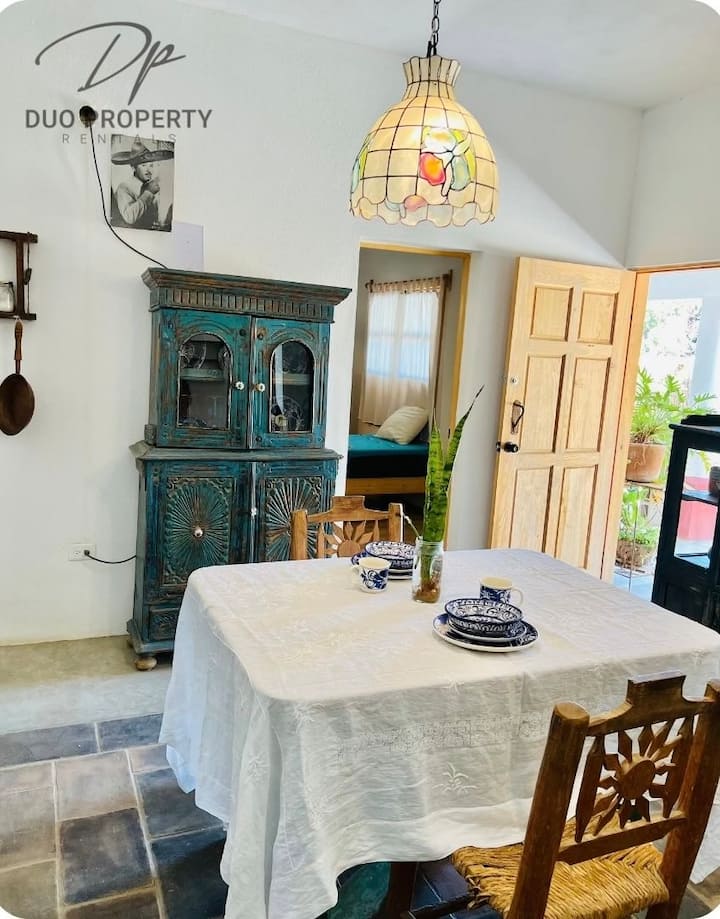 Casa Tipo Hacienda- Ideal Para 4 - Todos Santos