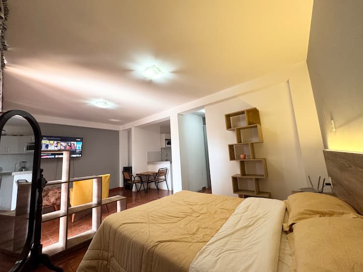 Mono Ambiente Cochera Y Terraza -