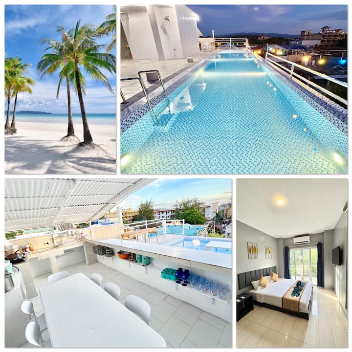 Deluxe Double Room@ Miami Beach Hotel Boracay - Malay