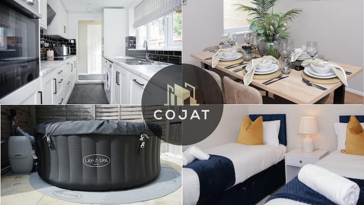 Stylish 3-bed•hot Tub•free Parking•contractors - Colchester
