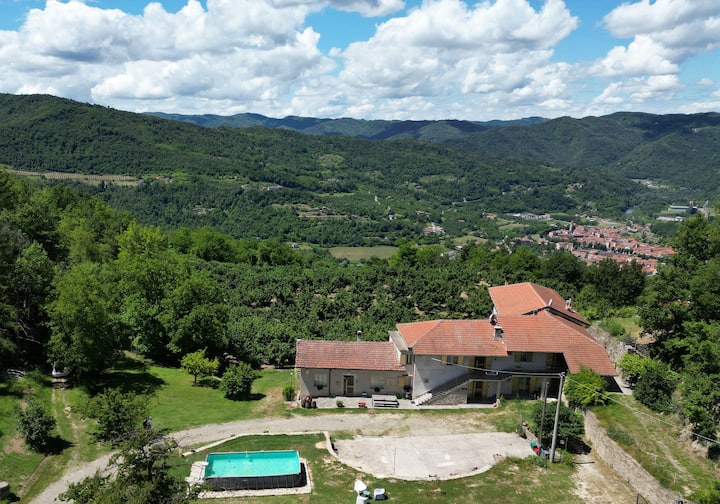 Huisje Met Panoramisch Zwevend Privéterras - Liguria